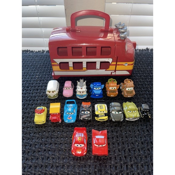 Pixar | Toys | Rare Disney Pixar Cars Trev Diesel Train Storagecarry ...